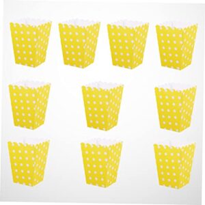 Disposable Containers 10pcs Popcorn Boxes White Popcorn Case Popcorn ...