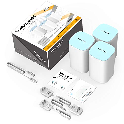 WAVLINK Whole Home WiFi Mesh System, AC1200 Gigabit Smart Mesh Wi-Fi ...