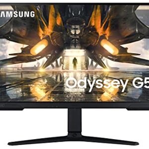 SAMSUNG G50A Gaming Monitor, 27 Inch 4K, Ultrawide, QHD, 165hz, HDR10 ...