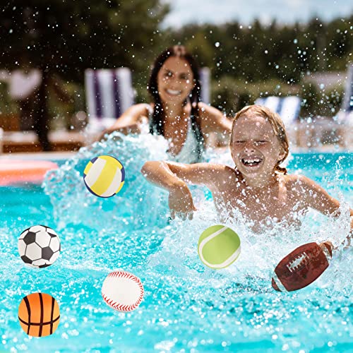 Water Bomb Splash Balls - 3" Sport Style Pool Balls for Swimming Pool ...
