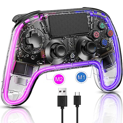 Honghao Controllers For PS4 With Hall Triggers/Vibration/Programming/8 ...