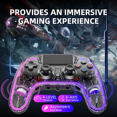 Honghao Controllers For PS4 With Hall Triggers/Vibration/Programming/8 ...