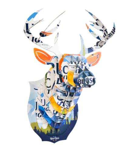 BEER DEER Busch Light Deer Head 3D Cardboard Mount Wall Art — 🛍️ The ...