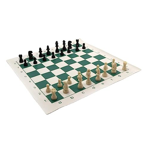 Portable Chess Checkers Set,Professional Tournament Chess Board with ...
