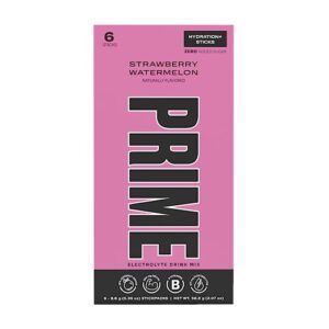 Prime Hydration+ Stick Pack, Electrolyte Drink Mix, 10% Coconut Water ...