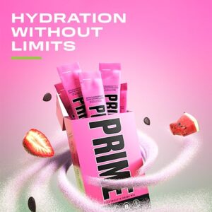 Prime Hydration+ Stick Pack, Electrolyte Drink Mix, 10% Coconut Water ...