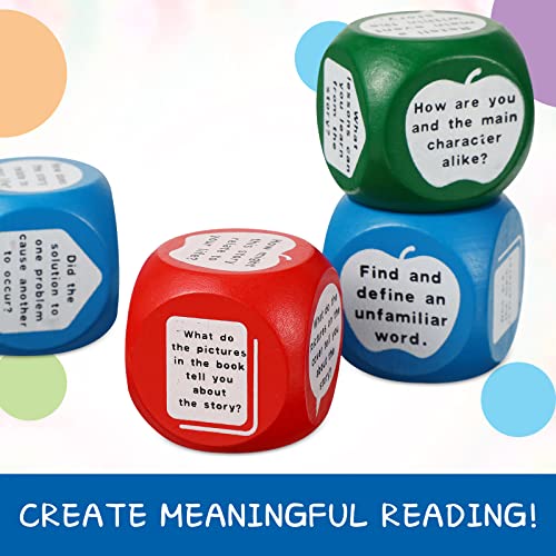 Reading Comprehension Cubes 3 Colored Language Reading Manipulatives ...