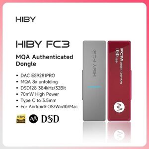 Shop and Save on HiBy FC3 USB DAC Headphone Amp MQA dongle HiFi Audio ...