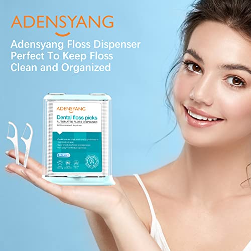 ADENSYANG Dental Floss Picks Dispenser - Pop-up Flossers Holder ...