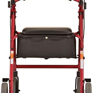 NOVA Zoom Rollator Walker with 22” Seat Height, Rolling Walker with ...