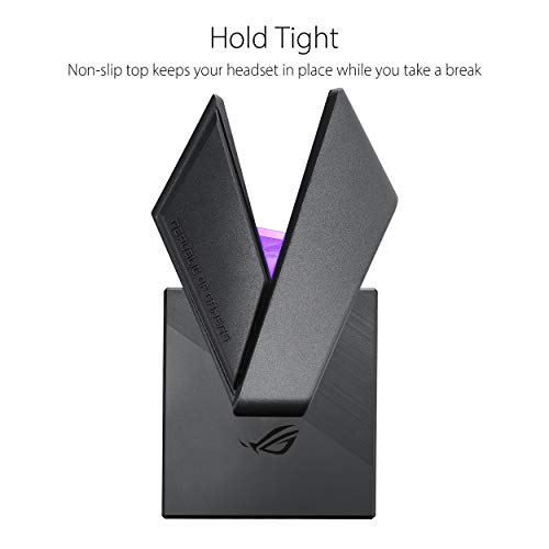 ASUS ROG Throne Qi Gaming Headset Stand - Wireless Charging | 2 USB ...