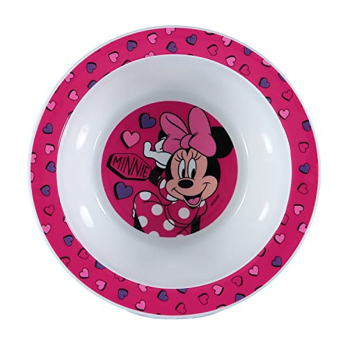 Minnie Mouse Dinner Set Box with Plate, Bowl, and Spill-Free Training ...