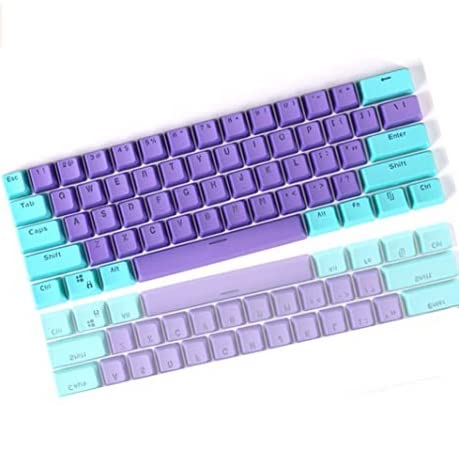 Mosptnspg CJXSP PBT 61 Keycaps 60 Percent, Gaming Keycaps OEM Profile ...