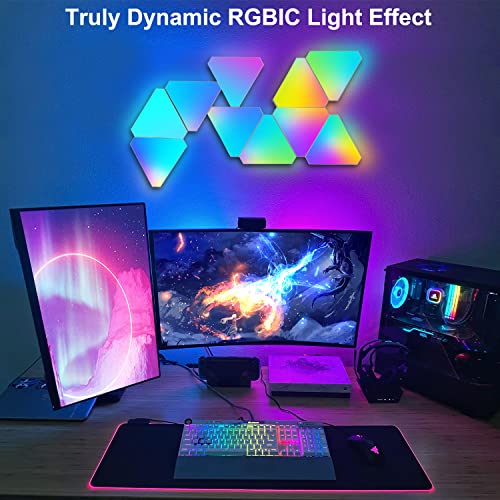 Triangle LED Light Panels, Triangle Lights with 6 Connection Ports ...