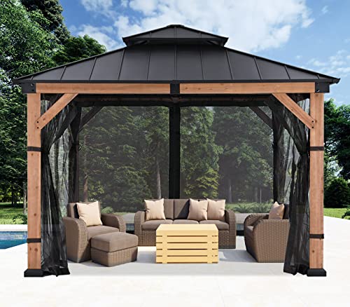 ABCCANOPY Gazebo Netting Replacement 10x10 - Universal Mosquito Netting ...