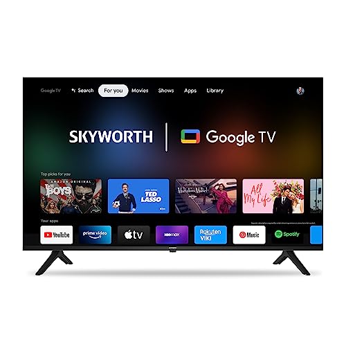 Skyworth 50 inch Smart TV 4K UHD, Big LED TVs for Bedroom, Roku ...