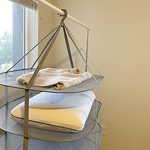 JY LIVING Large Folding Laundry Drying Rack, Clothes Drying Rack ...