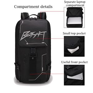 BE SMART Hiking Outdoor Travel Backpack with Cyberpunk Design, Water ...