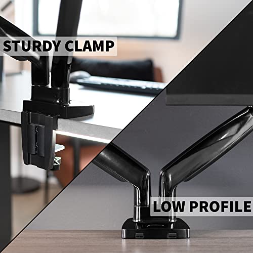 VIVO Premium Aluminum Heavy Duty Dual Monitor Arm for Ultrawide ...