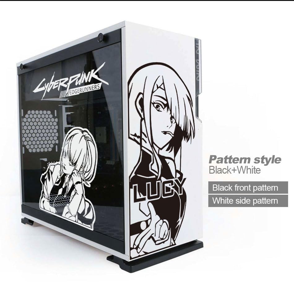 Cyberpunk: Edgerunners Sticker for PC Case,Anime Decor Decals for ATX ...