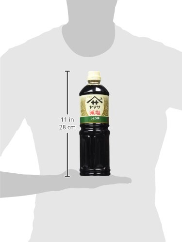 Yamasa Low Sodium Soy Sauce, Reduced Salt Japanese Shoyu | 34 Fluid ...