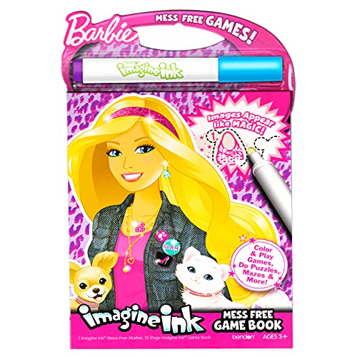 Barbie Imagine Ink No Mess Coloring Book Art Relaxation Set ~ Barbie ...