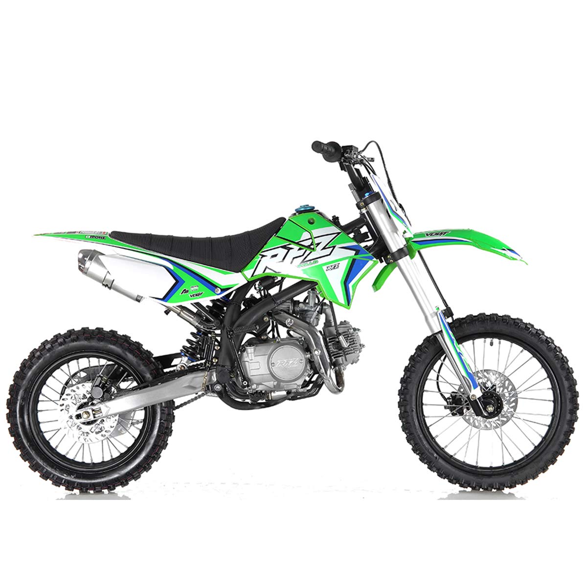 Apollo DB-X18 125CC RFZ Racing Dirt Bike, Twin Spare Heave Duty Steel ...