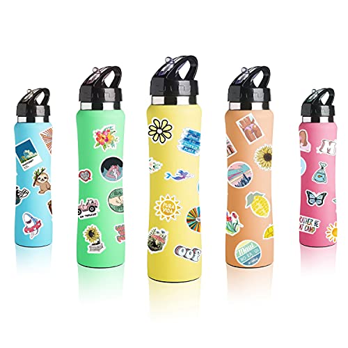 Eoaod Water Bottle Stickers for Kids 200Pcs Cute Stickers for Water ...