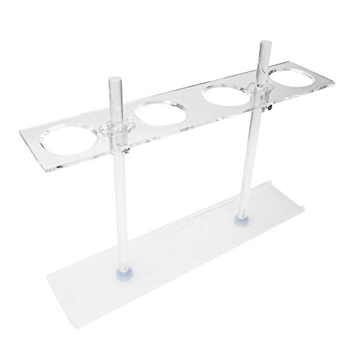 4 Holes Funnel Support, Plexiglass Lab Stand Set Adjustable Height ...