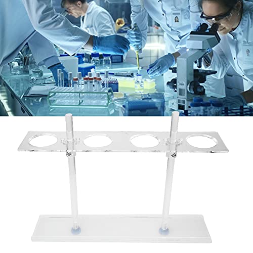 4 Holes Funnel Support, Plexiglass Lab Stand Set Adjustable Height ...