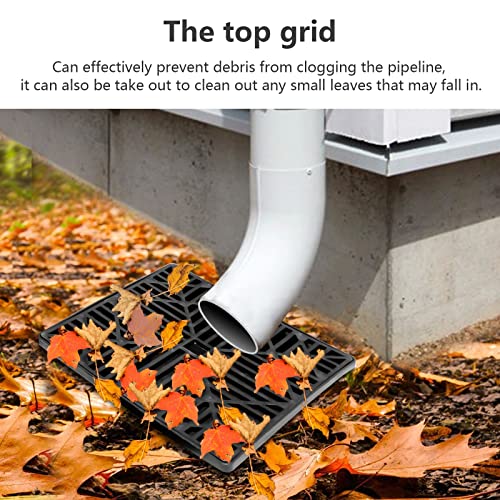 KYWYOYOU Rain Gutter Downspout Extensions Flexible, Catch Basin ...