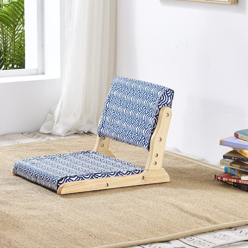 GGCG Tatami Chair Accent Furniture,Foldable Meditation Floor Chair ...