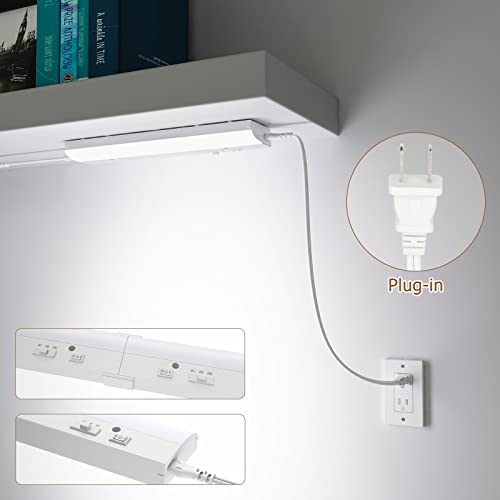 PESUTEN led Under Cabinet Task Lighting for Kitchen Plug-in Closet ...
