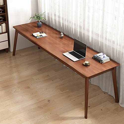 NELYE Mid-Century Long Desk Table - 71 Inches Wood Simple Modern Extra ...