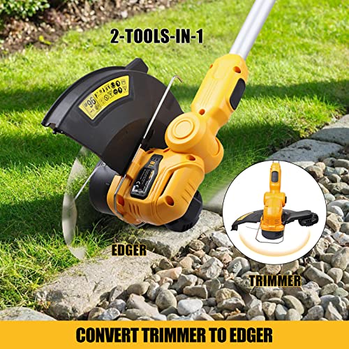Mellif Cordless String Trimmer for 20V Battery, Brushless Electric ...