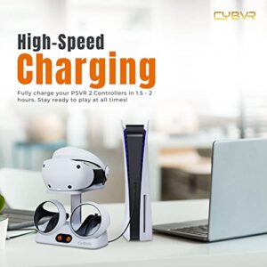 CYBVR Controller Charging Station for PS VR2, Fast Charging PSVR2 ...