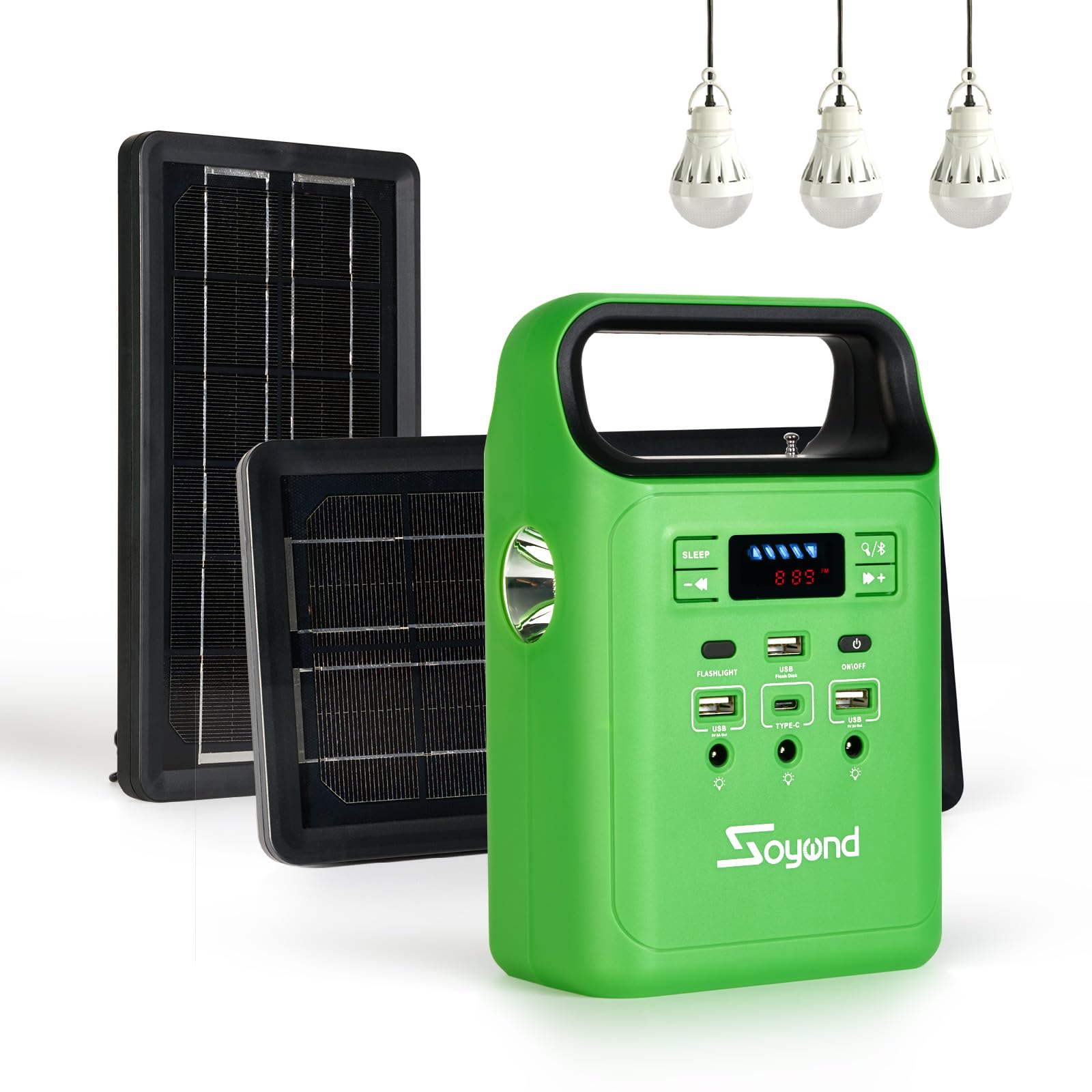 Soyond Solar Generator Portable Generator with Solar Panels,Solar ...