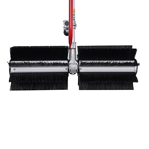 Power Broom Sweeper Cordless, 43CC 1.7HP 2-Stroke Gas Powered Broom ...
