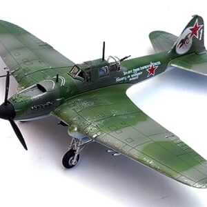 Ilyushin IL-2M3 Sturmovik Aircraft Green Camouflage Double Hero of The Soviet Union Ivan Pavlov ...