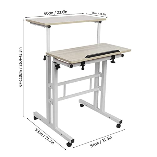 Home Office Desks PC Table Removable Adjustable Laptop Desk Foldable ...