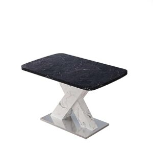 Modern Marble Top Dining Table, Extendable Dining Table for 4-6 ...