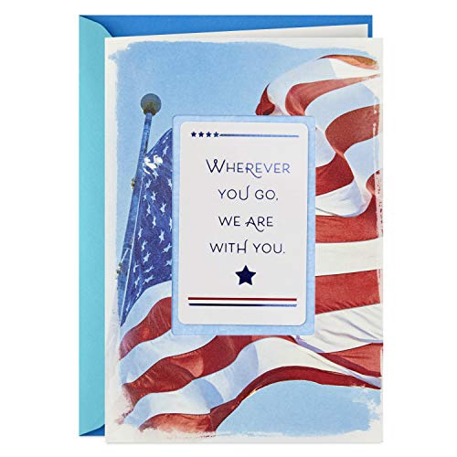Hallmark Military Deployment Card (Wherever You Go Removable Keepsake ...