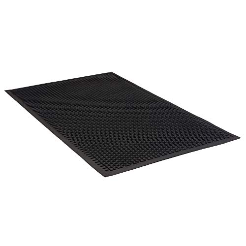 Amazon Basics Outdoor/Indoor Rubber Scraper Commercial Mat 3x5 ...
