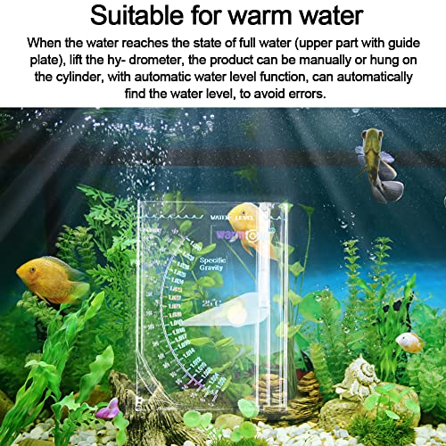 Abnaok Salinity Tester, Sea Specific Gravity Test for Fish Tank Pond ...