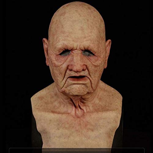 The Elder Old Man Chinless Mask ，Old Men Latex Mask Headgear for ...