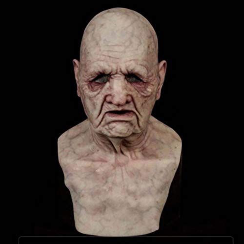 The Elder Old Man Chinless Mask ，Old Men Latex Mask Headgear for ...