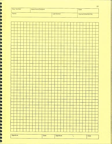 Student Lab Notebook (50 duplicate page sets): perforated carbonless ...