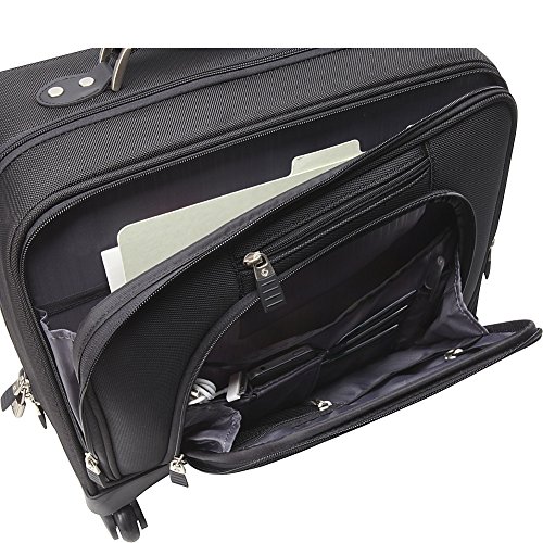 Samsonite Mobile Office Spinner Wheeled Briefcase, telescoping handle ...