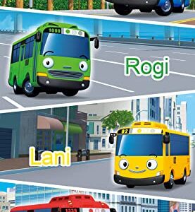 Tayo and Friends Mini Bus Set - Toys for Kids Rogi Tayo Gani Lani (4pcs ...