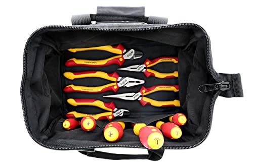 Wiha 32977 11 Piece Master Electrician's Insulated Tool Set In Canvas ...